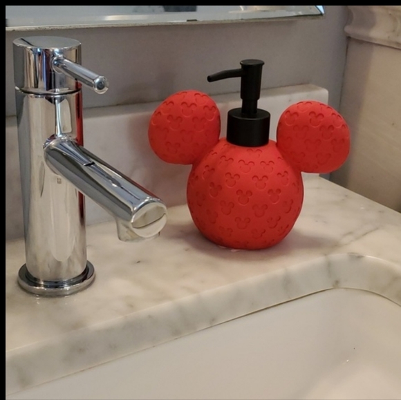 Disney | Bath | Disneys Mickey Soap Dispenser Red | Poshmark